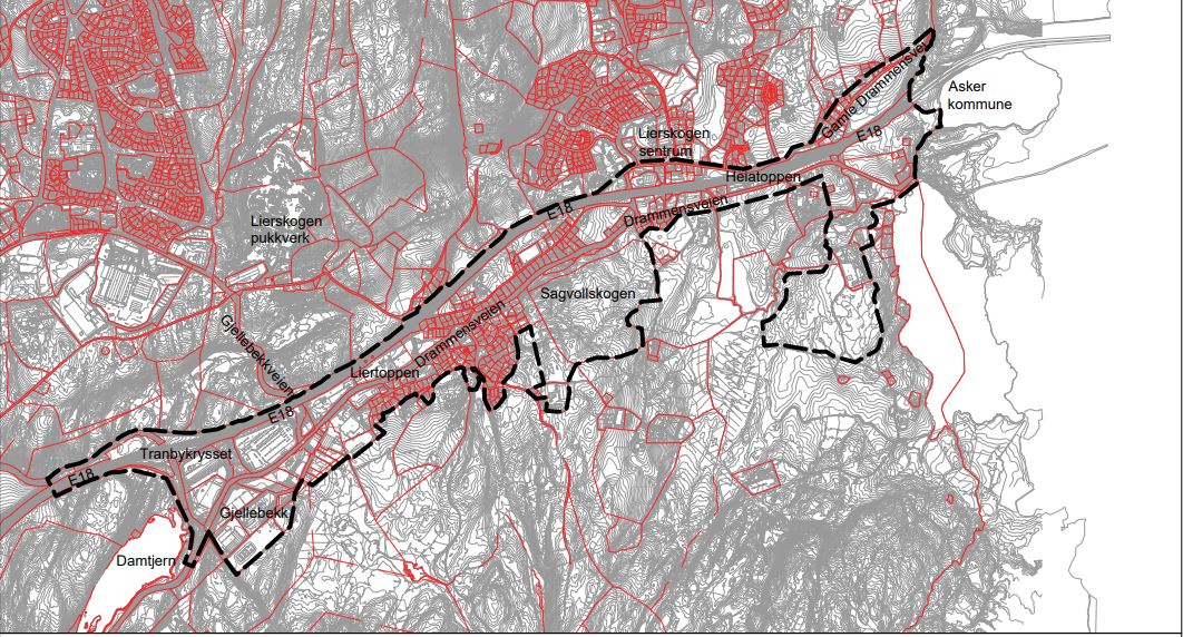 Kommunedelplan for samferdsel på Lierskogen, Tranbykrysset – Asker ...
